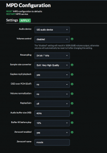 Moode Audio Playerを使ってみる – EZなBlog